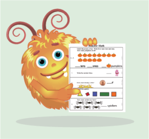 They did the Monster Math! - Elementary School Workbooks, Interleaving ...